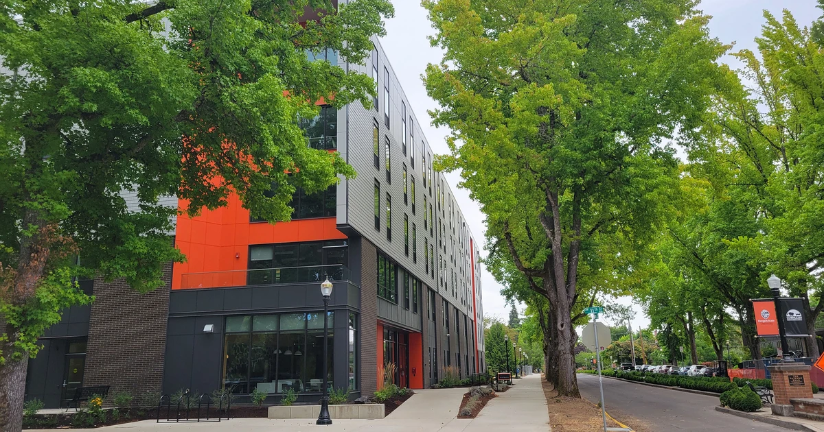 New apartment building offers on-campus living to upper division ...